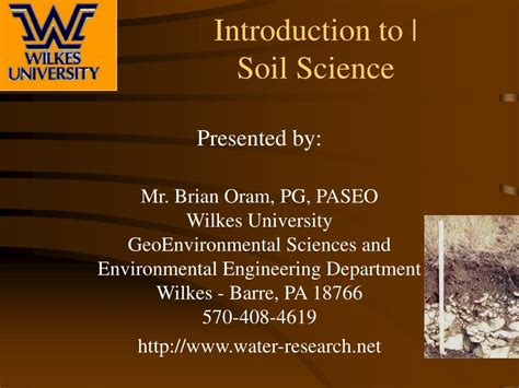 PPT Introduction To Soil Science PowerPoint Presentation Free Download ID