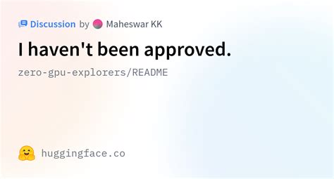 Zero Gpu Explorersreadme · I Havent Been Approved