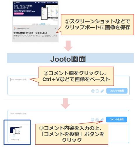 クリップボードからの画像貼り付け機能のリリース タスクプロジェクト管理ツールJooto ジョートー