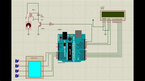 Smart Water Level Monitor And Controller Using Arduino Proteus Simulation Youtube