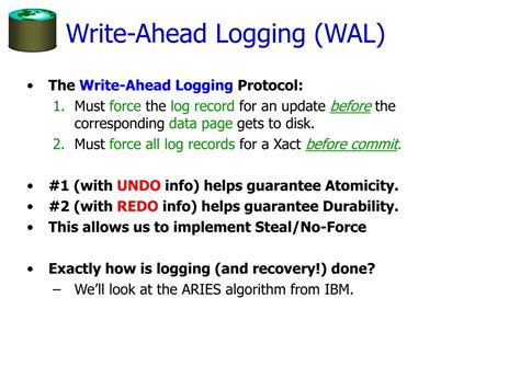 Ppt Crash Recovery Part 1 Powerpoint Presentation Free Download