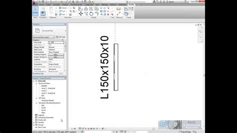 Revit Structure Tutorial Editing Angle And Channel Sections Wmv Revit News