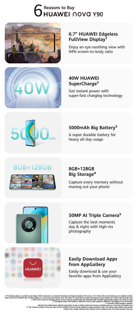 Buy HUAWEI Nova Y Smartphone HUAWEI Store UAE