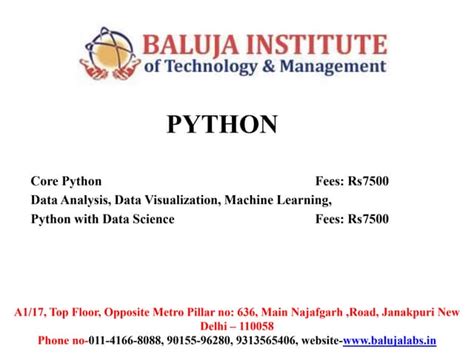 Python Ppt
