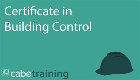 Building Control Training Chartered Association Of Building Engineers