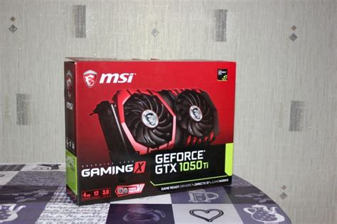 Msi Geforce Gtx 1050 Ti Gaming X 4g