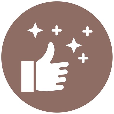 엄지손가락을 올리는 아이콘 프리미엄 벡터