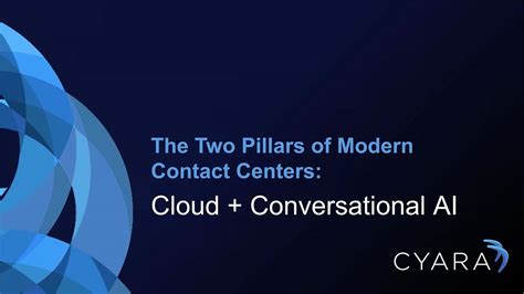 Webinar The Two Pillars Of Modern Contact Centers Cloud And Conversational Ai — Cyara