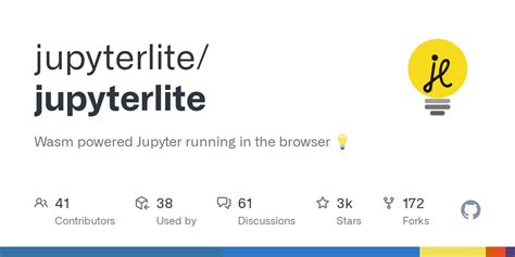 Sagar R On Linkedin Github Jupyterlitejupyterlite Wasm Powered Jupyter Running In The