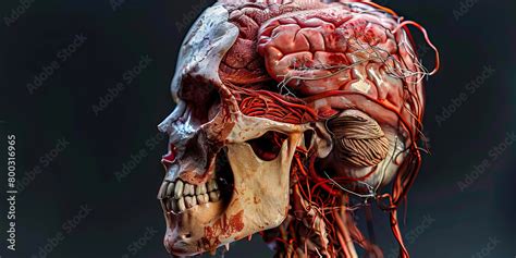 Encephalocele The Brain Tissue Protrusion And Craniofacial Deformity Picture A Person With A