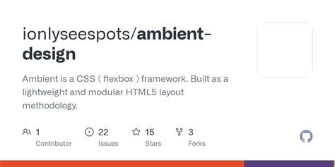Ambient The Flexbox Html5 Framework Rfrontend
