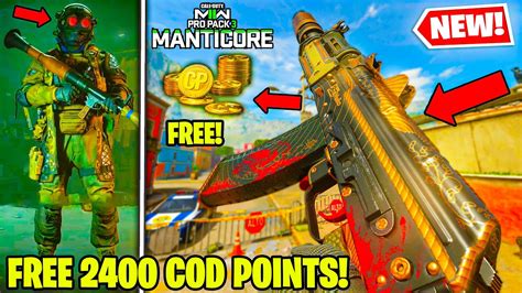 MW2 NEW PRO PACK MANTICORE W FREE 2400 COD POINTS On WARZONE 2 DMZ MW2 Store Season 3 Pro