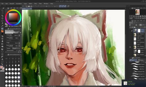 Fujiwara No Mokou Touhou And 1 More Drawn By Sinonon218 Danbooru