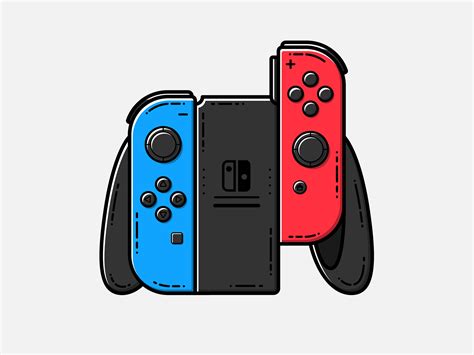 Nintendo Switch Vector At Collection Of Nintendo