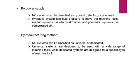 Classification Of NC CNC Technology Pptx Technology Computing