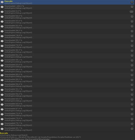 C Unity Webrequestdownloadprogress Keep Coming Back Stack Overflow