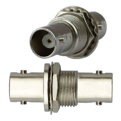Free Delivery Pcs Bnc Female To Female Coupler Socket Connector Panel Mount Gender Changer In