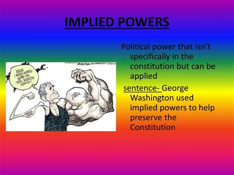 Implied Powers Of The Federal Government