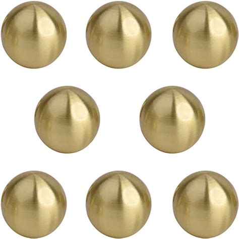 Solid Brass Cabinet Knobs Brushed Gold