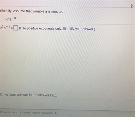 solved simplify assume that variable a is nonzero 2 3 c