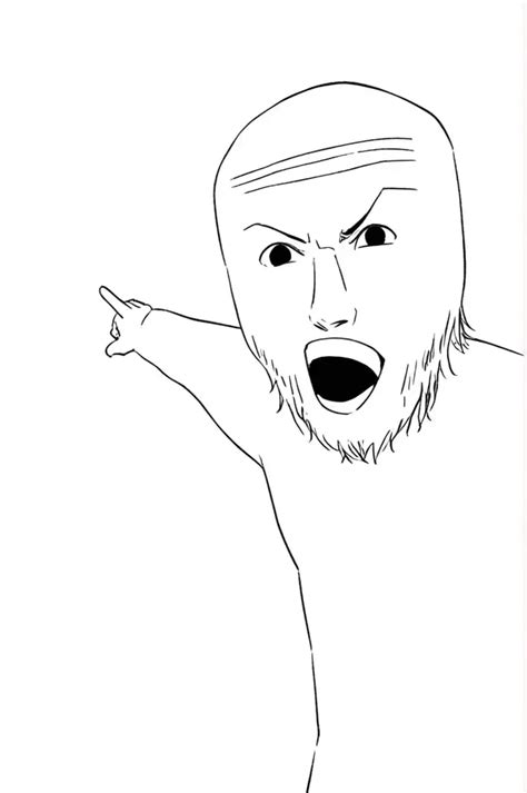 Angry Soyjak Pointing Ai Art Pixai