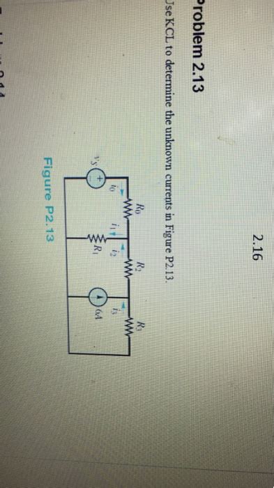 Solved Use KCL To Determine The Unknown Currents In Figure Chegg Com