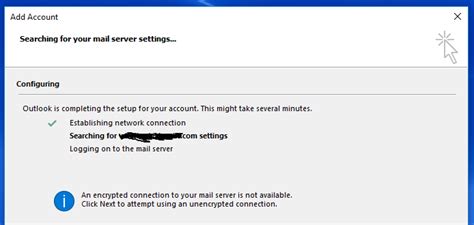 Unable To Setup Outlook Account Through Exchange Server Collaboration Spiceworks Community