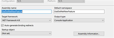 Question About Target Net Framework Version · Issue 1178 · Microsoft