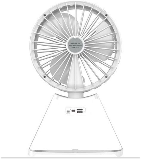 Portable Inch Rechargeable Fan With Speaker Audio Player Karaoke Speaker Bluetooth V