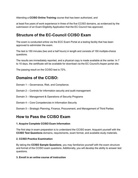 Ppt The Truth About Cciso Exam Cciso Online Training Powerpoint