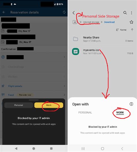 Android Open Personal Files In Work App Issue Rintune