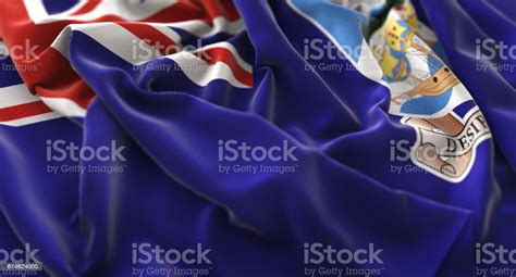 포클랜드 제도 플래그 쓸 아름 답게 물결치는 매크로 클로즈업 샷 0명에 대한 스톡 사진 및 기타 이미지 0명 3차원 형태 경외감 Istock