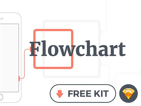 Flowchart Free Mobile Wireframe Kit For Sketch Freebiesbug