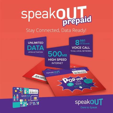 Traveling To Malaysia Speakout Tourist Prepaid Comes With 100gb Of