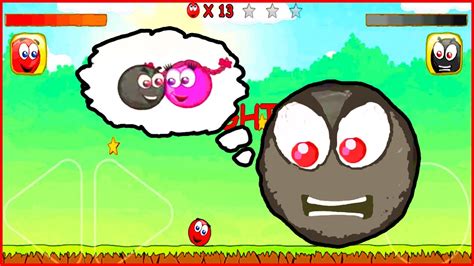 Красный шарик 4 против Черного шарика босса в игре Red Ball 4 Youtube
