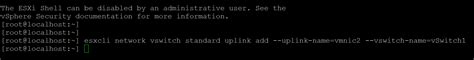 Vmware Esxi 65u1 There Are No Free Physical Adapters To Attach To This Virtual Switch