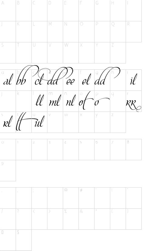 Mon Amour Script Ligatures Font Details