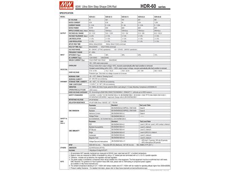 Hdr 60 24 Mean Well Din Rail Power Supply 24v 2 5a 60w 99tech