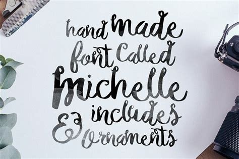 Michelle Font Bonus Script Bundle 4 Fonts