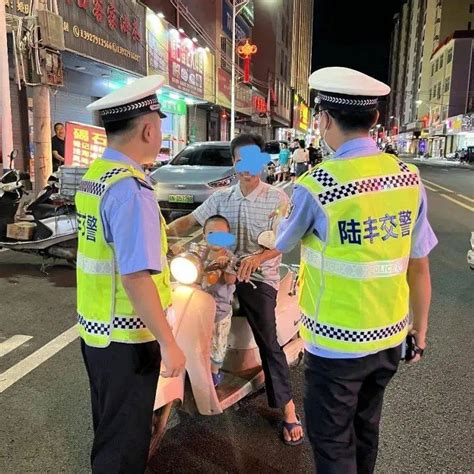 【大整治】陆丰公安全警出击，全力整治市区交通秩序陆城摩托车机动