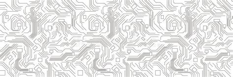 A Computer Chip Pattern Is Shown In Black And White Stock Illustration Illustration Of