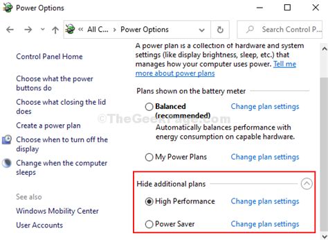 How To Bring Back Missing Power Plans In Windows