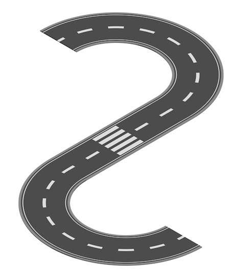 Premium Vector Isometric Road Element For Highway City Street Map