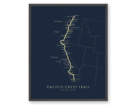 Pacific Crest Trail Map