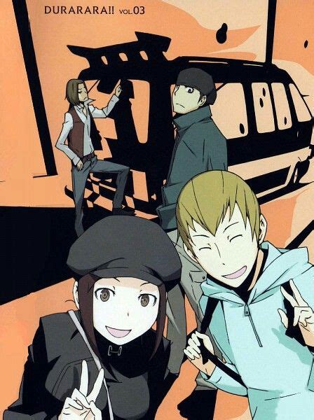 Durarara Erika Kyouhei Walker Togusa Durarara Durarara