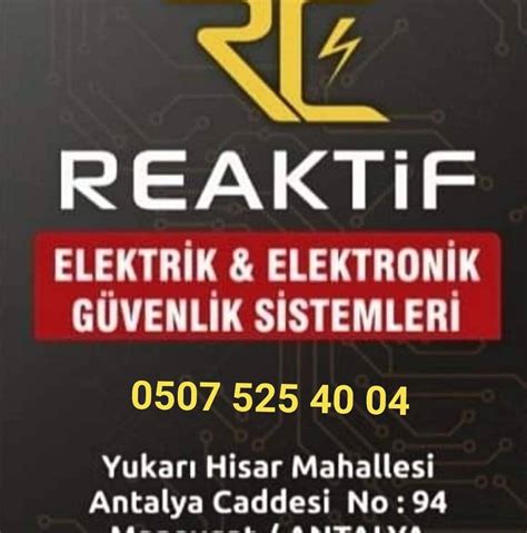 Reaktif Elektrik Elektronik Ve Güvenlik Sistemleri