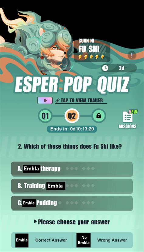 Realistic Fu Shi Quiz R Dislyte