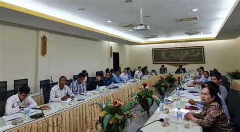 ឯកឧត្តម ពេជ្រ វាសនា អនុរដ្ឋលេខាធិការ ដឹកនាំកិច្ចប្រជុំប្រចាំខែលើកទី១០