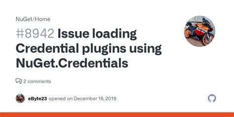 Issue Loading Credential Plugins Using Nugetcredentials · Issue 8942