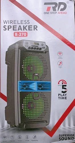 Rd B 270 Wireless Bluetooth Speaker At ₹ 2999piece Trolley Speakers